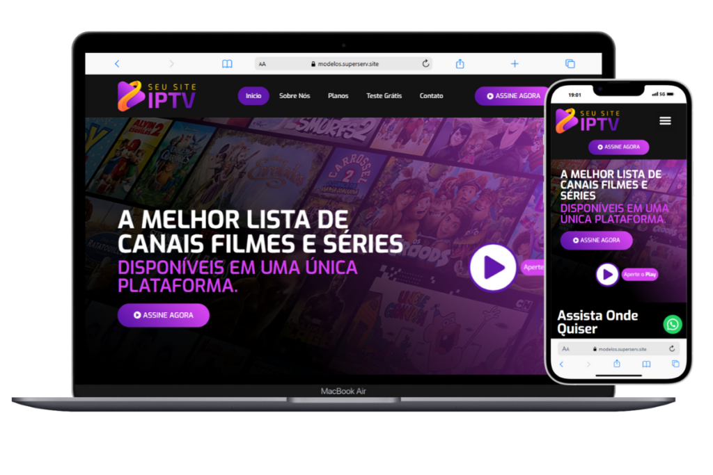 Criar Site para IPTV | Sites Prontos em WordPress | Criar site WordPress